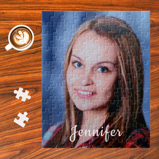 Custom Name Personalized Photo Jigsaw Puzzle | Zazzle
