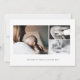Custom Name Photo Collage Baby Boy Newborn Birth Announcement | Zazzle