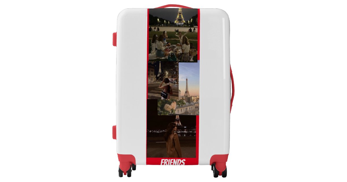 Custom Name Photo Travel Suitcase And Travel Bags. | Zazzle