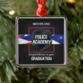 Custom Name, Police Academy Graduation Metal Ornament | Zazzle