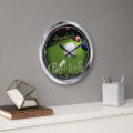 Custom NAME Pool Hall Billiard Game Room Snooker Large Clock | Zazzle