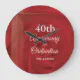 Custom Name Priest Anniversary Ordination Red Rose Large Clock | Zazzle