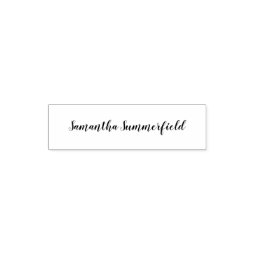 Custom Name Signature Business Owner Script Self-inking Stamp | Zazzle