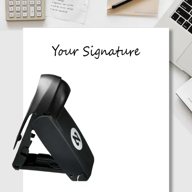 Custom Name Signature Personalized Pocket Stamp | Zazzle