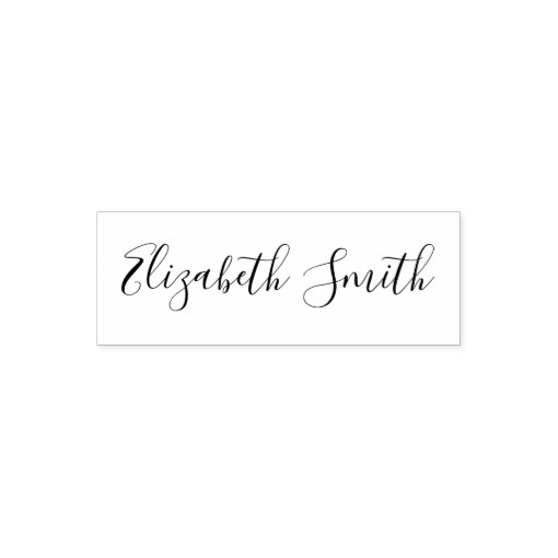 Custom Name Signature Self-inking Stamp | Zazzle