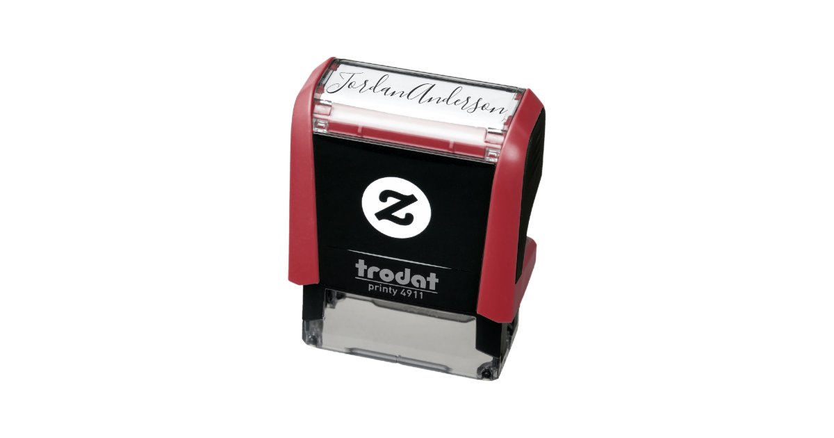 Custom Name Stamp Signature | Zazzle