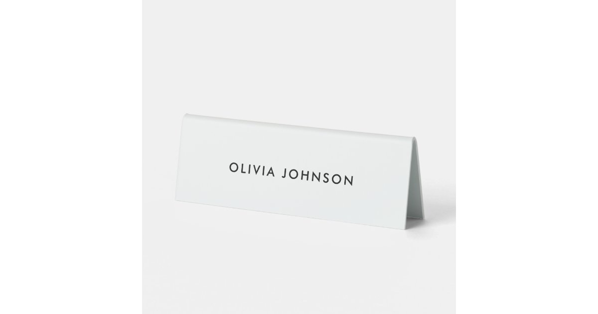Custom Name Table Tent | Zazzle