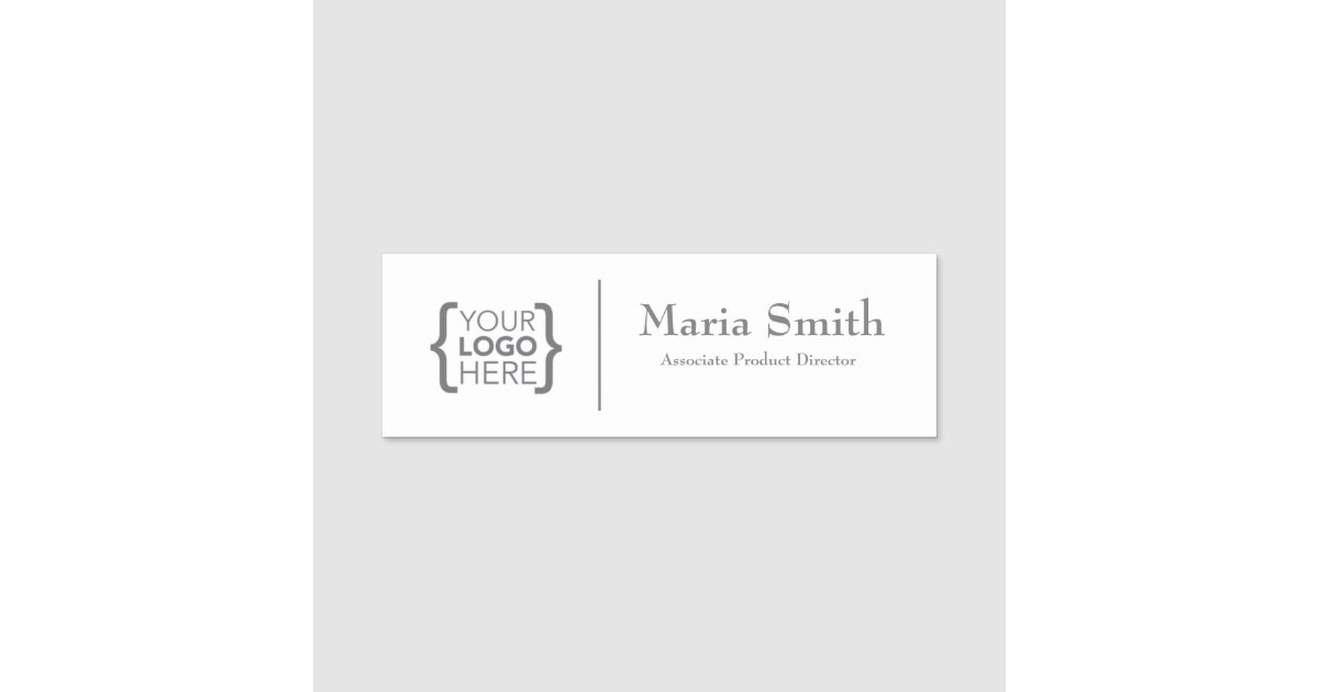 Custom Name Tags For Conference / Tradeshow | Zazzle