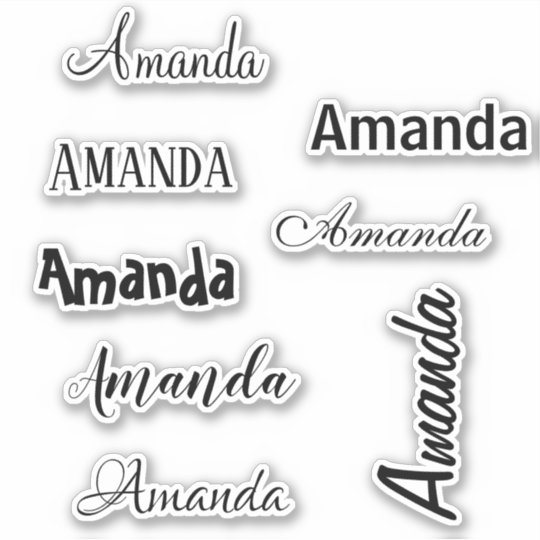 Custom Name Template Sticker | Zazzle.com