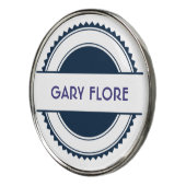 Custom Name Vintage Circle Golf Ball Marker | Zazzle