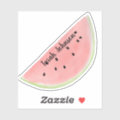Custom Name Watermelon Sticker | Zazzle