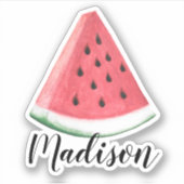 Custom Name Watermelon Sticker | Zazzle