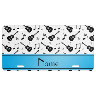 Music License Plates | Zazzle