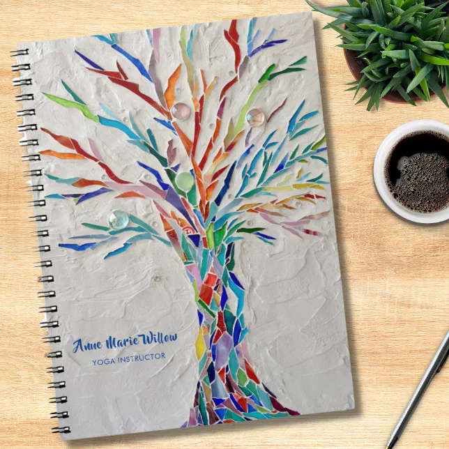 Custom Name Yoga Instructor Notebook | Zazzle