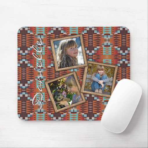Custom Native American Indian Tribal Art Pattern Mouse Pad | Zazzle