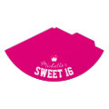 Custom neon pink SWEET 16 Birthday party hats | Zazzle