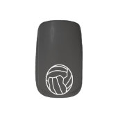 Custom Netball Themed Ball Print Design Minx Nail Wraps | Zazzle