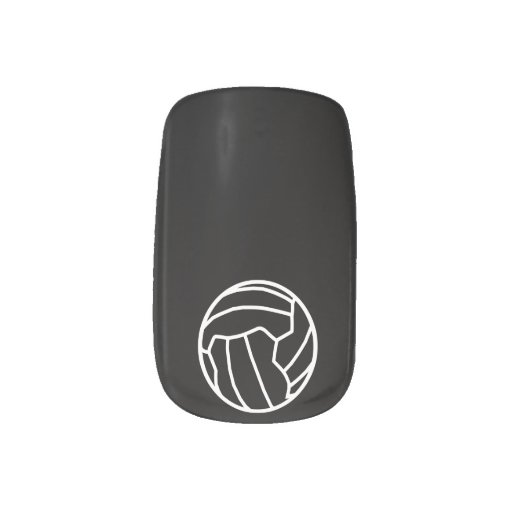 Custom Netball Themed Ball Print Design Minx Nail Wraps | Zazzle