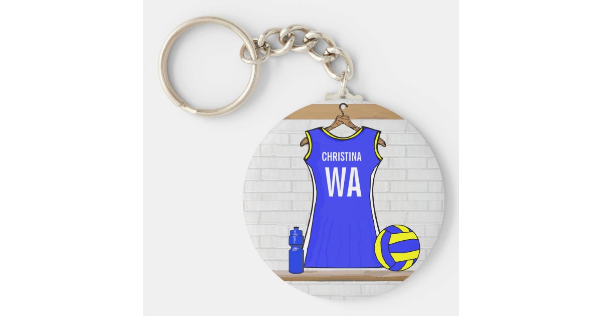 Custom Netball Uniform - Keychain | Zazzle