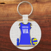 Custom Netball Uniform - Keychain | Zazzle