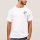 Custom Never Give Up Motivational Pelican Frog T-Shirt | Zazzle