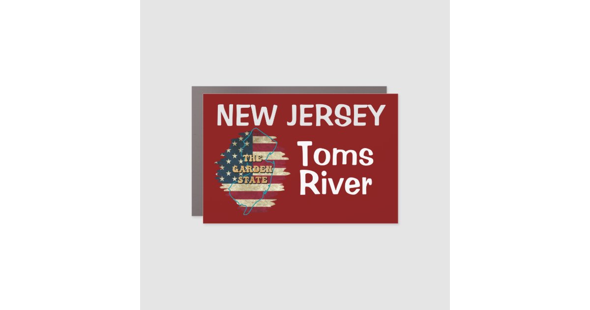 Custom New Jersey State Car Magnet | Zazzle