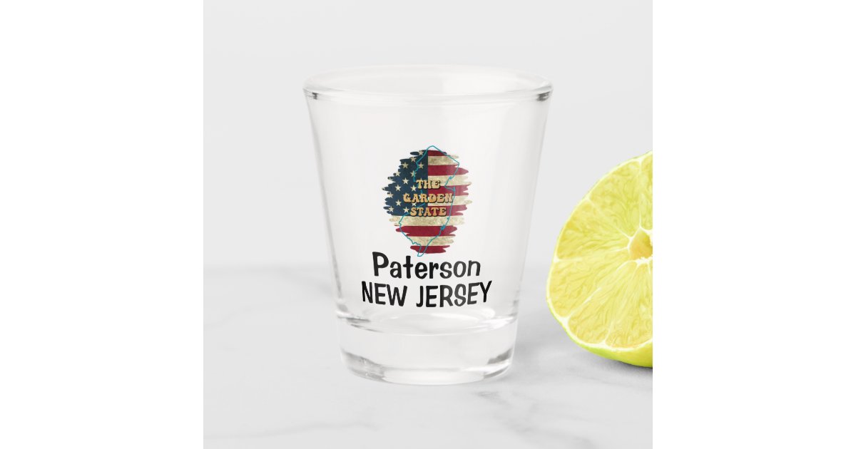 Custom New Jersey State Shot Glass | Zazzle