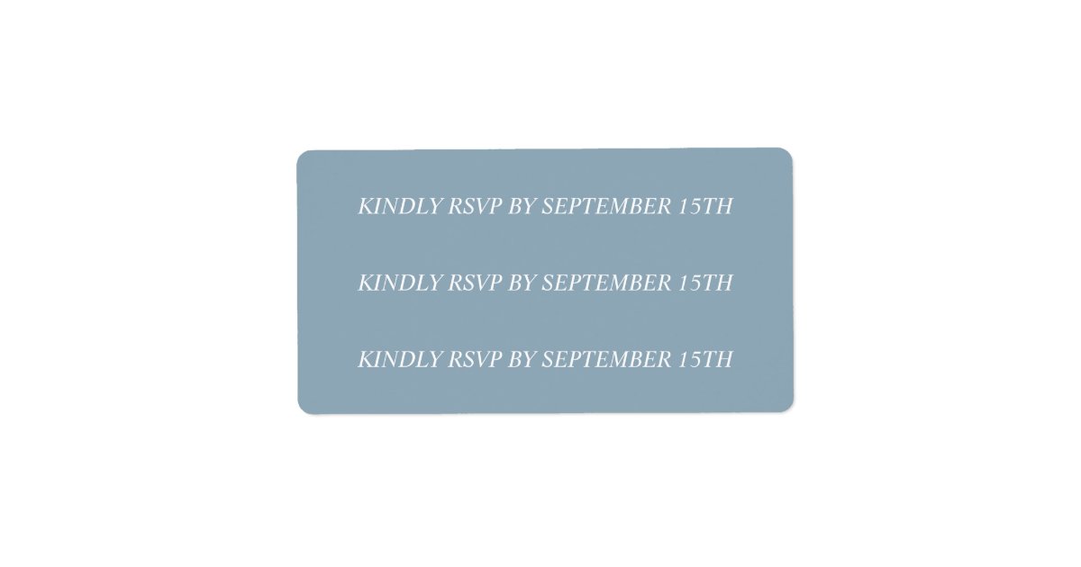 Custom 'new RSVP date' stickers for Michelle | Zazzle