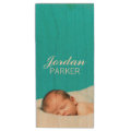 Custom Newborn Photo Monogram USB Flash Drive | Zazzle