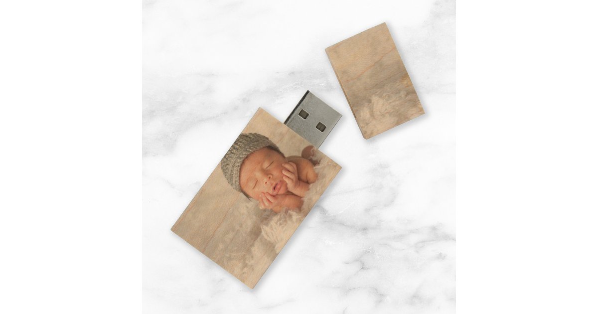 Custom Newborn Photo USB Flash Drive | Zazzle