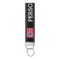 Custom Norwegian flag wrist keychain for Norway | Zazzle
