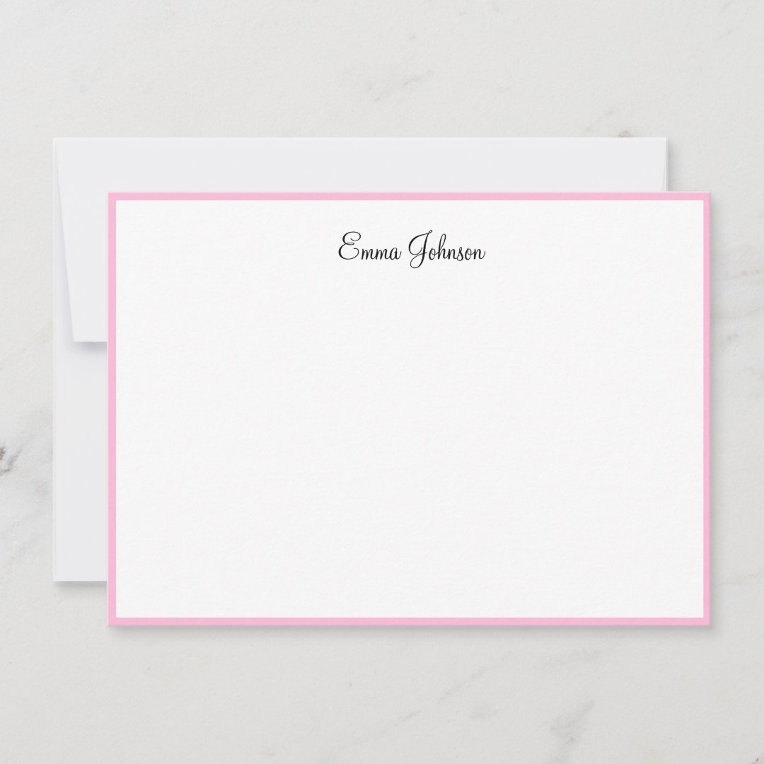 Custom Note Card | Zazzle
