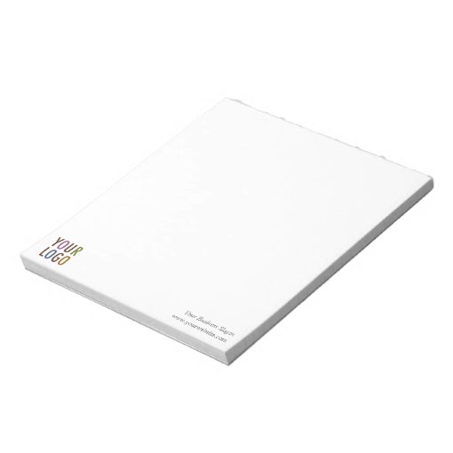 Custom Notepad Company Logo Promotional Bulk | Zazzle