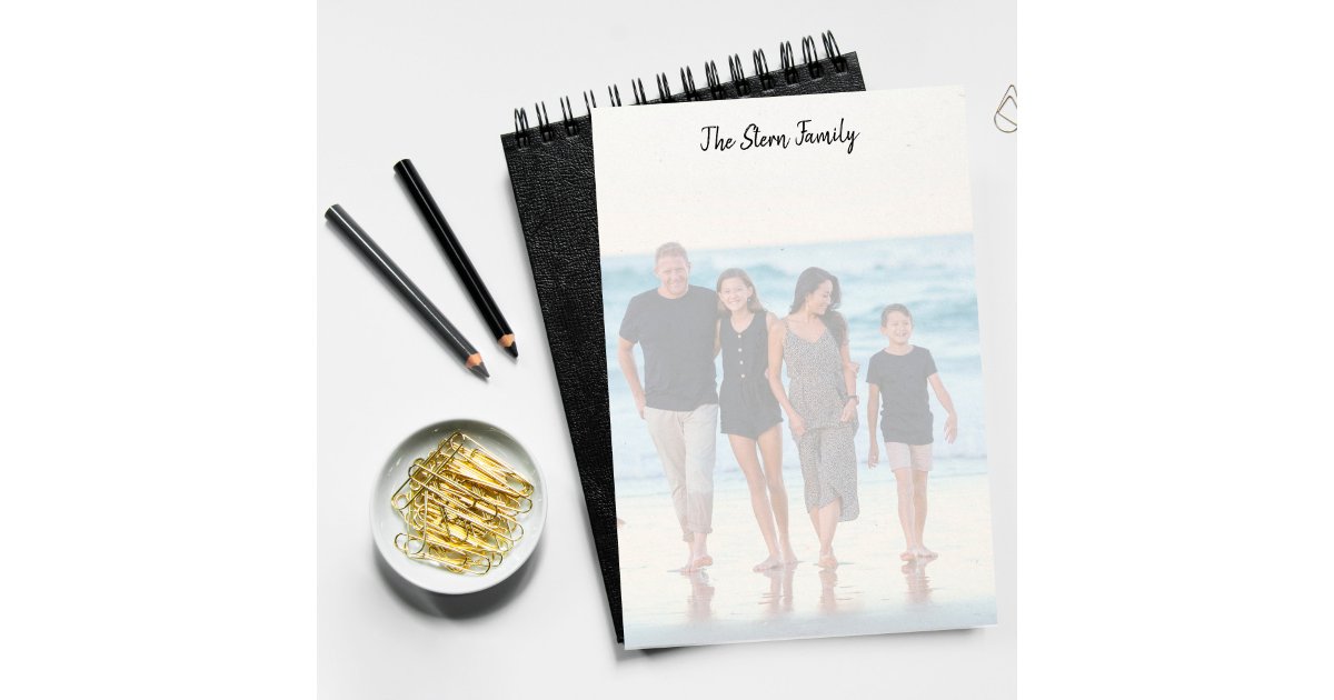 Custom Notes Full Family Photo | Zazzle