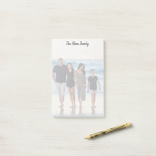 Custom Notes Full Family Photo | Zazzle