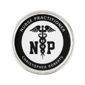 Custom NP Nurse Practitioner Graduation Caduceus Lapel Pin | Zazzle