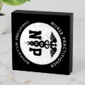 Custom NP Nurse Practitioner Graduation Caduceus Wooden Box Sign | Zazzle