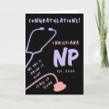 Custom Nurse Practitioner NP Graduation Card | Zazzle