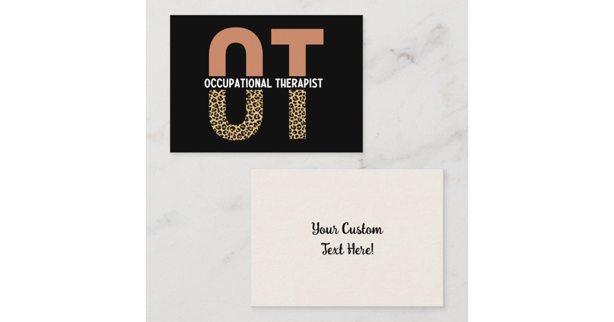 Custom Occupational Therapist OT Appreciation Note Card | Zazzle