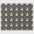 Custom Oompa Loompa Christmas Snowflake Graphic Wrapping Paper | Zazzle