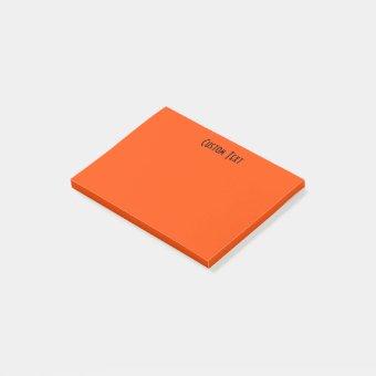 Custom Orange Post-it Notes | Zazzle