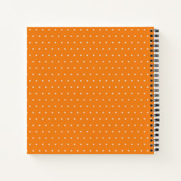 Custom Orange Senior Class 2021 High School Notebook | Zazzle