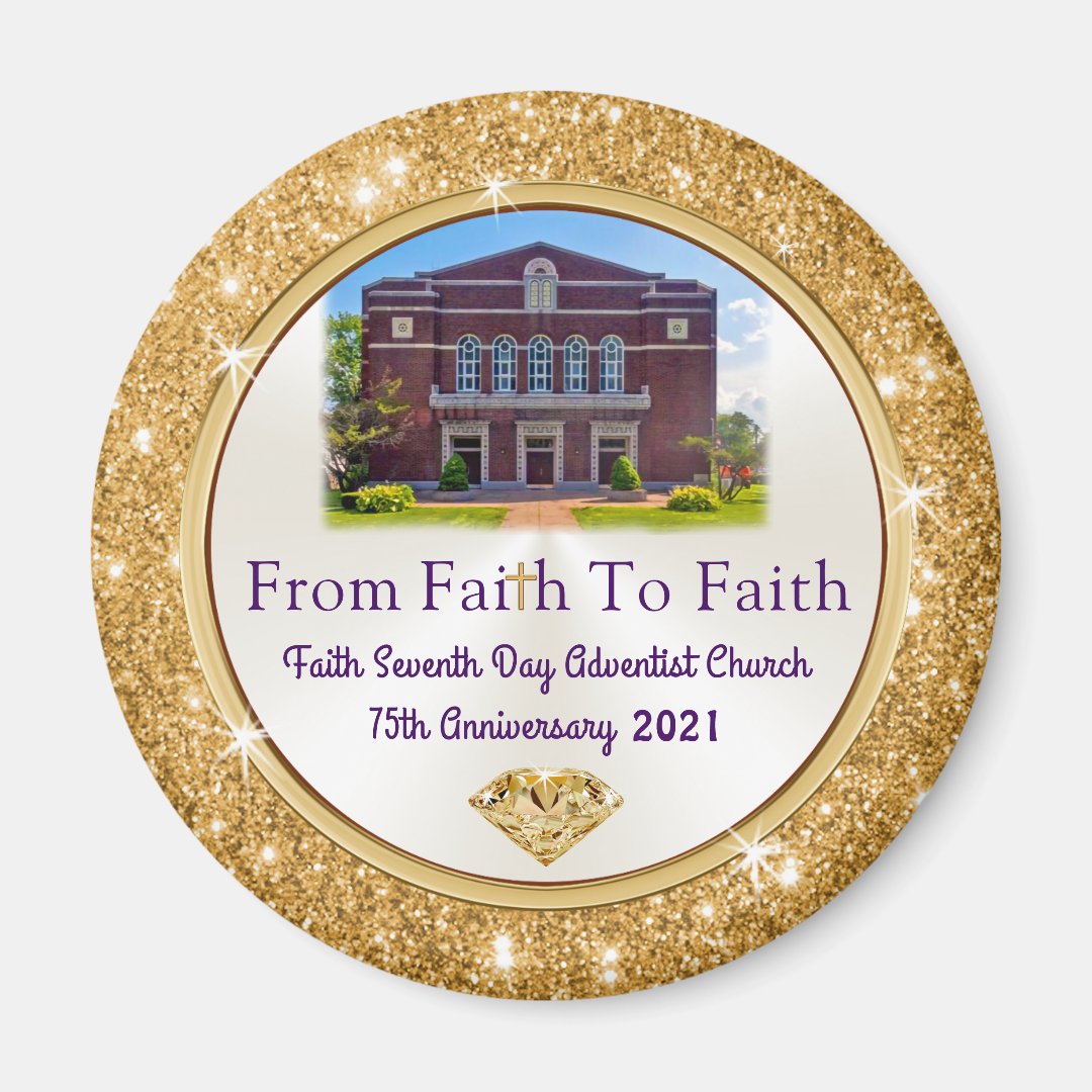 Custom Order Church Photo Magnet, 2.25 inch Magnet | Zazzle