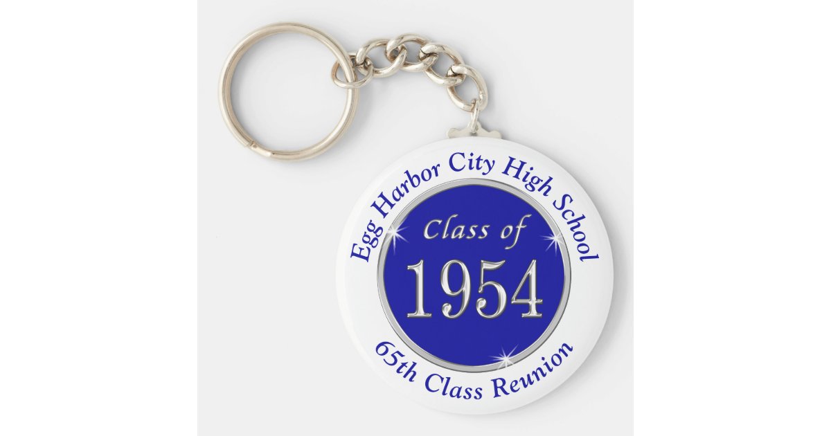 Custom Order Class of 1954 Class Reunion Gifts Keychain | Zazzle