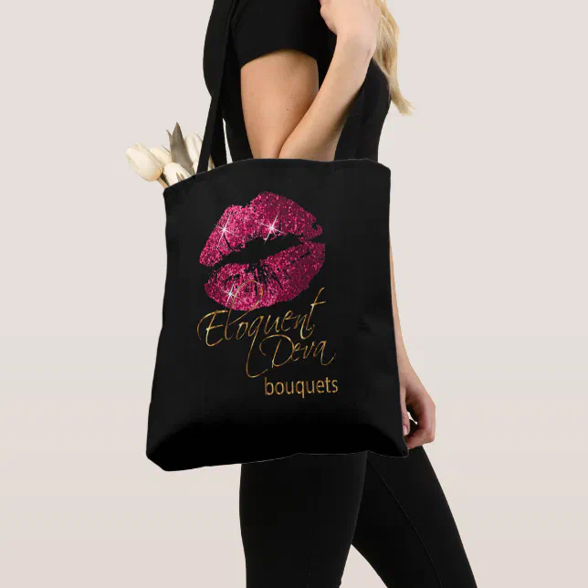 Custom Order - Hot Pink Lips Tote Bag | Zazzle