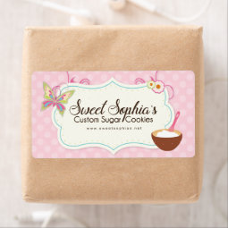 CUSTOM ORDER - Whimsical Bakery Packaging Labels | Zazzle