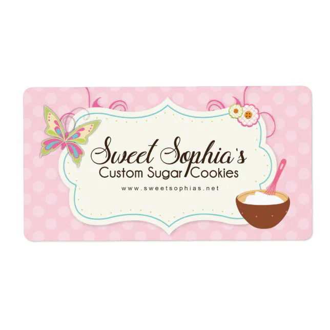 CUSTOM ORDER - Whimsical Bakery Packaging Labels | Zazzle