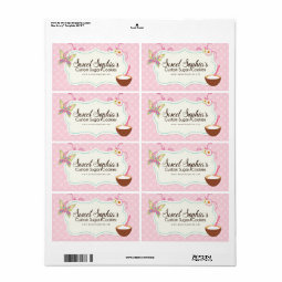 CUSTOM ORDER - Whimsical Bakery Packaging Labels | Zazzle