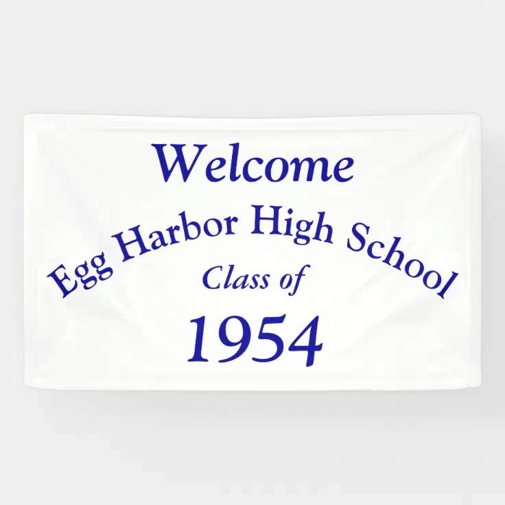 Custom Order Your Class Reunion Banner | Zazzle
