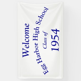 Custom Order Your Class Reunion Banner | Zazzle